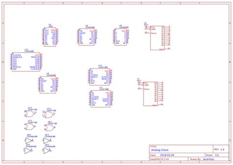 Analog Clock OSHWLab