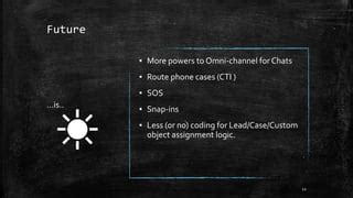 Omni Channel Salesforce Developer Group Bengaluru PPTX