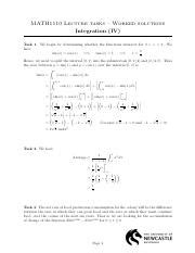 Exploring Integration Concepts Task Solutions And Examples Course Hero