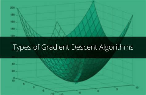 3 types of gradient descent algorithms for small and large data sets