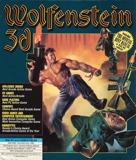 Wolfenstein 3d 1992 Box Cover Art Mobygames