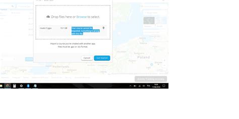 Garmin Connect Wont Import Gpx File Garmin Connect Web Mobile Apps