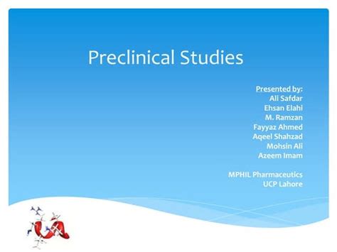 Pre Clinical Studies Pptx