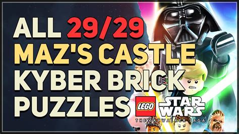 Mazs Castle All Kyber Brick Puzzles Lego Star Wars The Skywalker Saga