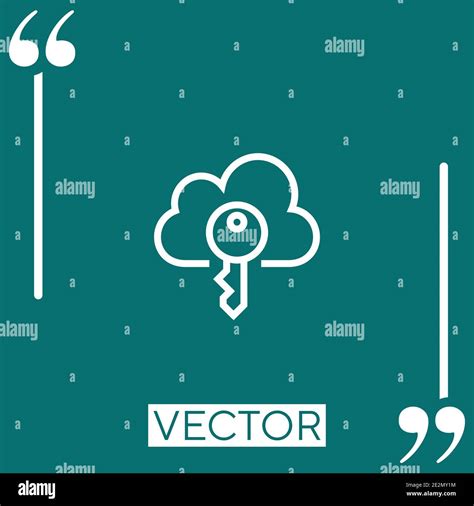 Cloud Computing Vector Icon Linear Icon Editable Stroke Line Stock Vector Image And Art Alamy