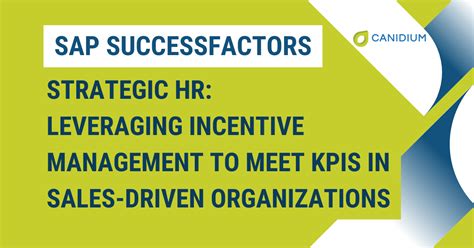 Strategic Hr Leveraging Incentive Management To Meet Kpis In Sales