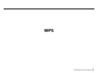 PPT MIPS PowerPoint Presentation Free Download ID