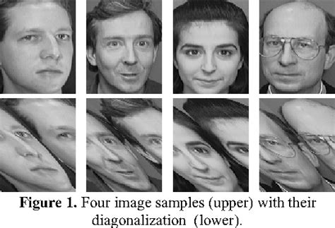 Figure 1 From Face Recognition Using Diagonal 2d Linear Discriminant Analysis Semantic Scholar