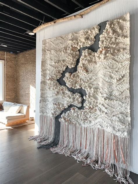 Handwoven Art Rebecca Whitaker Art Rug Wall Art Large Woven Art