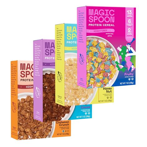 Magic Spoon High Fiber Cereal Plant Based High Protein