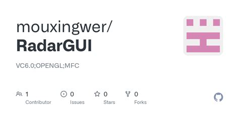 Github Mouxingwer Radargui Vc6 0 Opengl Mfc
