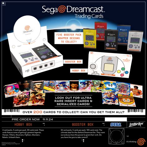 Sega Dreamcast Trading Cards Hobby Box Limited Run Games