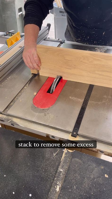 I Highly Recommend A Dado Stack If Your Table Saw Allows For One