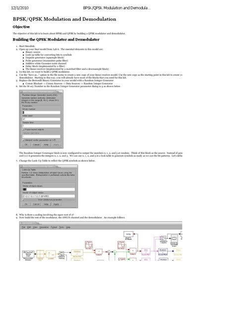 Bpsk Qpsk Modulation And Demodulation Free Online Course Materials Usu Opencourseware
