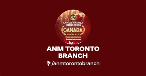 Anm Toronto Branch Instagram Facebook Tiktok Linktree