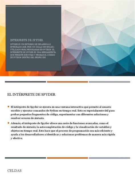 Interprete De Spyder Pdf Python Lenguaje De Programación Cadena