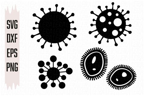 Virus Svg Bacteria Svg Plague Svg Disease Svg Digital Do Inspire