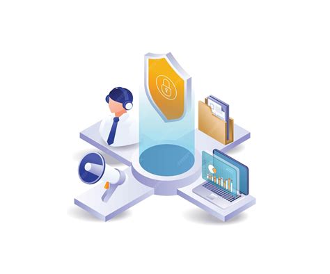 Premium Vector Analytical Business Security Infographic