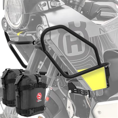 Set Defensas Arriba Bolsas K4 Para Husqvarna Norden 901 21 24 Motoguard Hq1 ¡compra Ahora