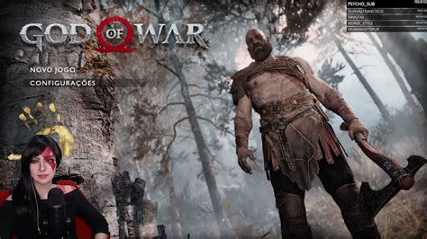 Faye De Cosplay Jogando God Of War 2018 Pela Primeira Vez Parte 01