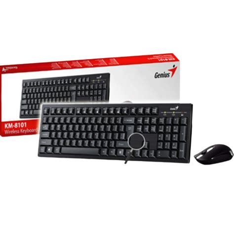 Combo Teclado Y Mouse Optico Genius Km 8101 Inalámbrico Gadgetstore Ec