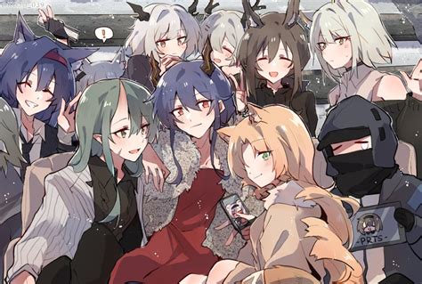 Amiya Doctor Chen Kaltsit Hoshiguma And 7 More Arknights Drawn
