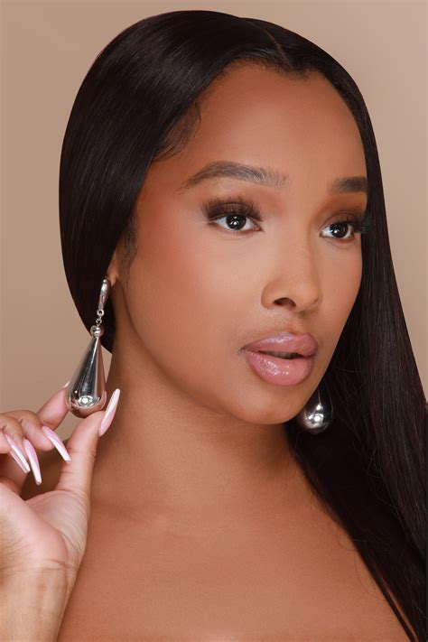 Drip Drop Long Teardrop Earrings Silver Swank A Posh