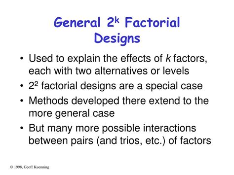 Ppt General 2 K Factorial Designs Powerpoint Presentation Free