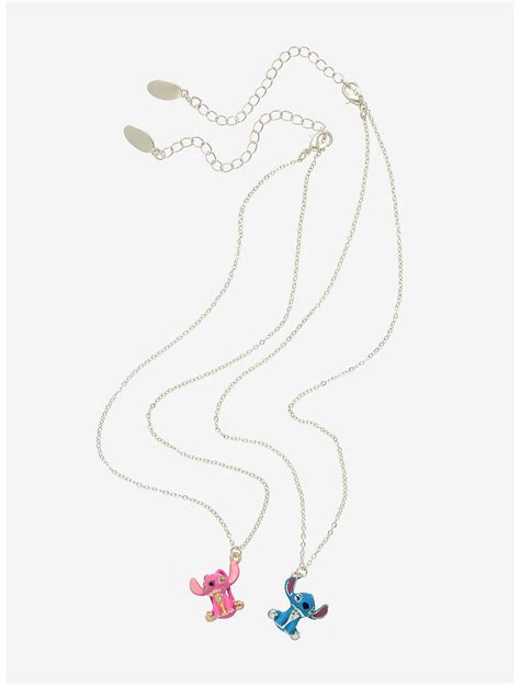 Disney Lilo And Stitch Angel Best Friend Necklace Set Hot Topic