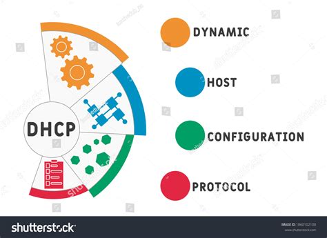 Dhcp Dynamic Host Configuration Protocol Acronym Stock Vector Royalty