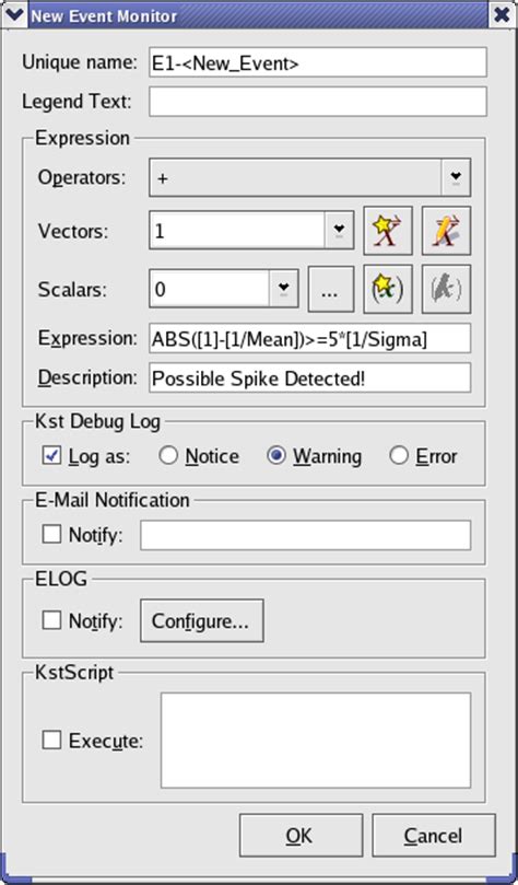 Creating An Event Monitor