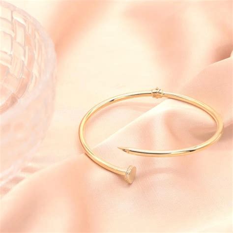 Bratara Fixa Aur 14k Tip Cui Cu Piatra Zirconia Bijuteria Cleopatra