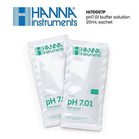 Hanna Hi70007p Ph 7 01 Calibration Buffer Sachet 20 Ml Maizestar