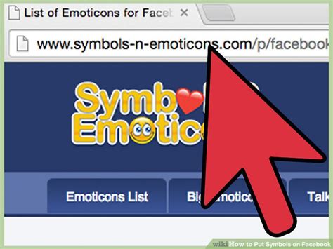 Ways To Put Symbols On Facebook WikiHow