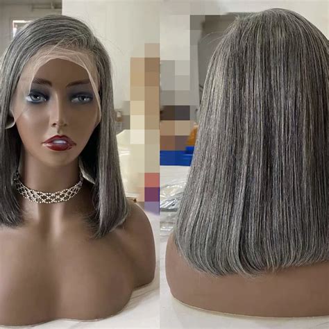 Human Hair Wigs For Older Black Women Etsy