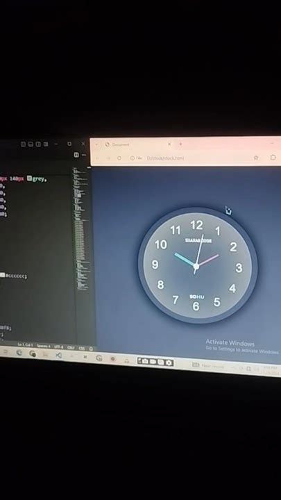 😱 Best Along Clock On Creating Html Cssshorts Trending Coding