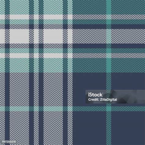 타탄 격자 무늬 패턴 배경입니다 스카프 플란넬 셔츠 담요 던지기 또는 기타 현대적인 가을과 겨울 패브릭 디자인의 파란색 청록색