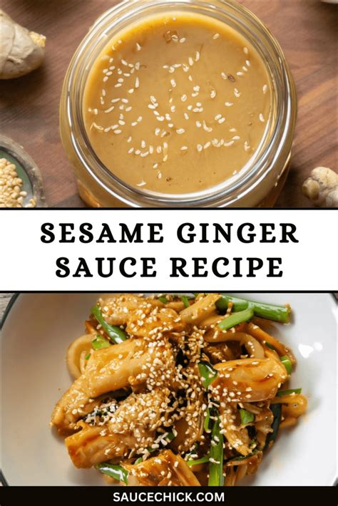 Sesame Ginger Sauce Recipe The Perfect Condiment