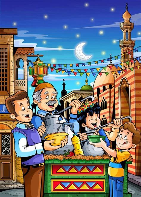 صور رمضان كرتون، شخصيات رمضانية كرتونية Ramadan Kareem Pictures