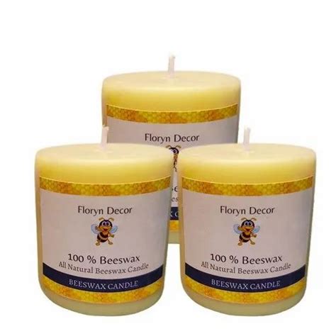 Unscented Pure Beeswax Flower Candle At ₹ 49piece In New Delhi Id