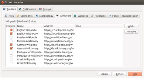 Translation Goldendict Xml Parse Error On Wikipedia And Wiktionary