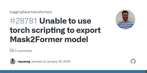 Unable To Use Torch Scripting To Export Mask2former Model · Issue