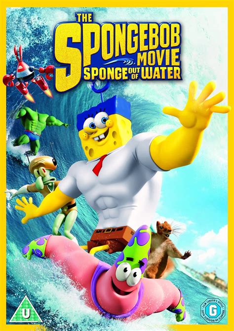 The Spongebob Movie Sponge Out Of Water [dvd] Uk Antonio