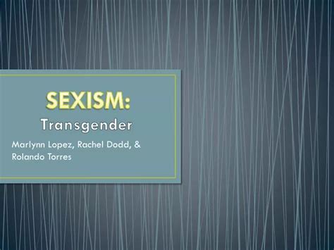 Ppt Transgender Powerpoint Presentation Free Download Id1856904