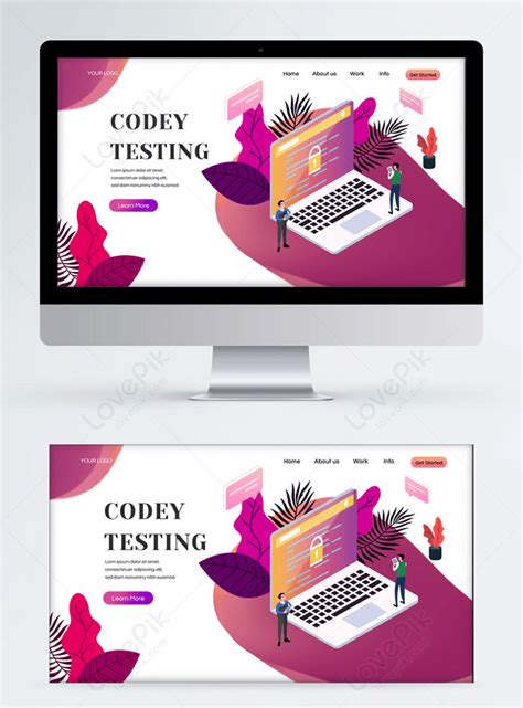 레드 기술 데이터 코드 테스트 웹 사이트 홈페이지 배너 이미지 사진 465597702 무료 다운로드