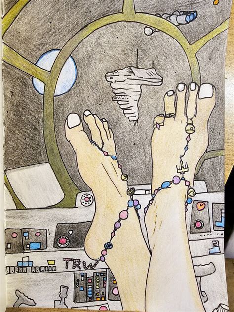 Princess Leia Feet Coloured By Travman261 On Deviantart