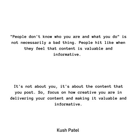 kush patel on linkedin mythoughts contentwriting contentmarketing