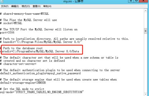 Mysql Data Folderwindows 下使用mysql Installer安装的mysql数据文件存放位置datadir的修改
