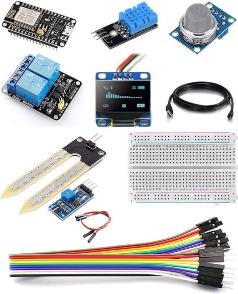 Scriptronics Wifi Nodemcu Esp8266 Wifi Iot Starter Kit Compatible With