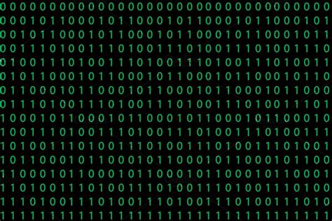 Binary Code Pattern Background